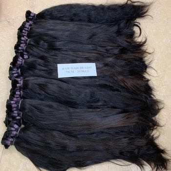 Raw Vietnamese Cuticle Aligned Bulk Cut Hair Material Hair Wholesale ...