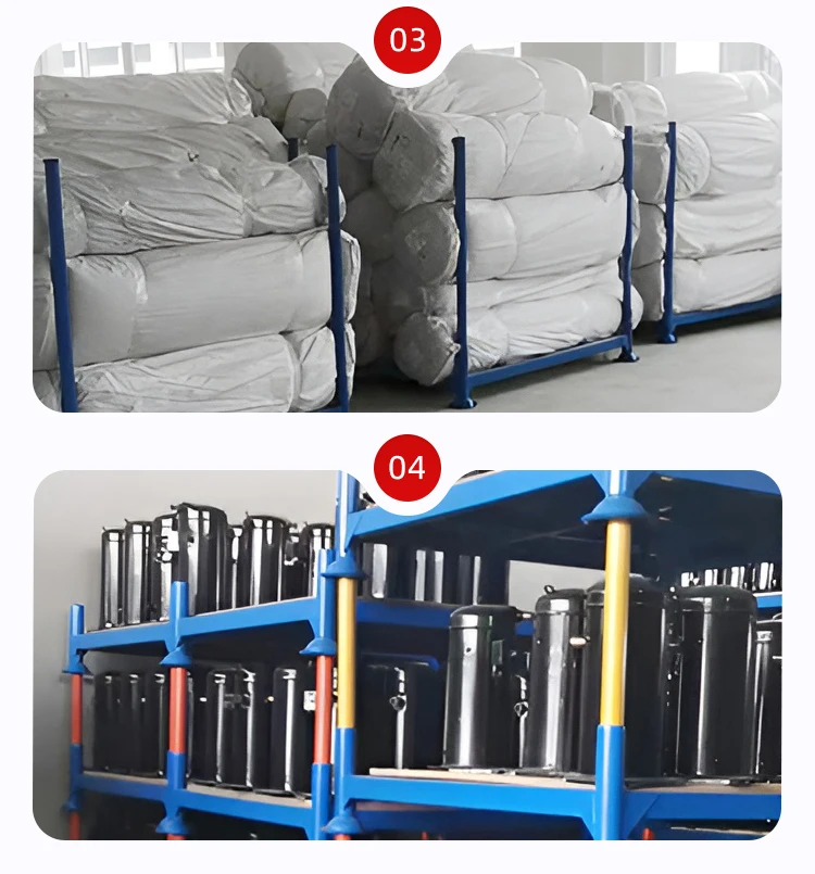 Customized Storage Warehouse Galvanized Welded Steel Stackable Pallet ...