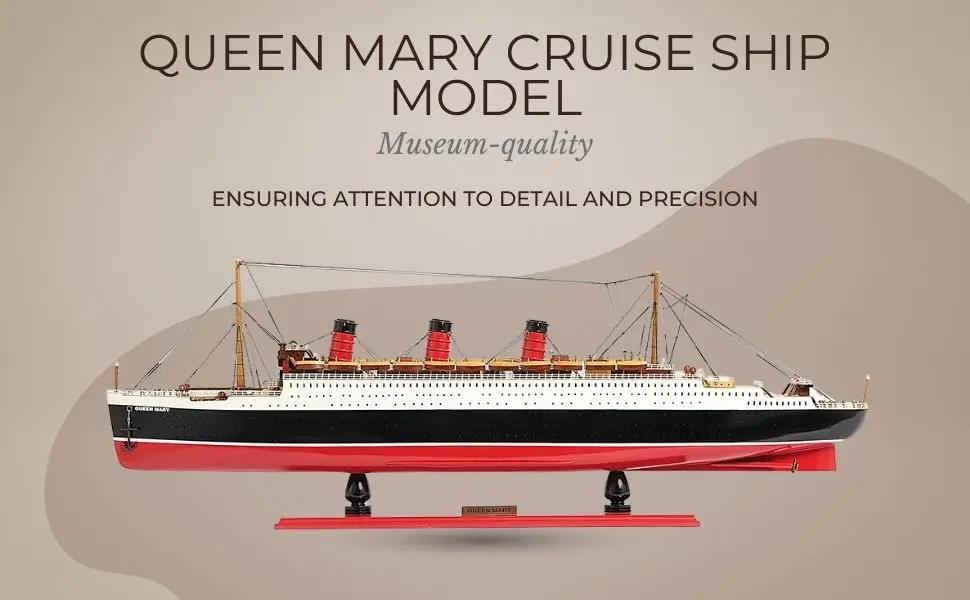 Queen Mary Model Ship 80 cm Length | Sample Available Fully Assembled ...