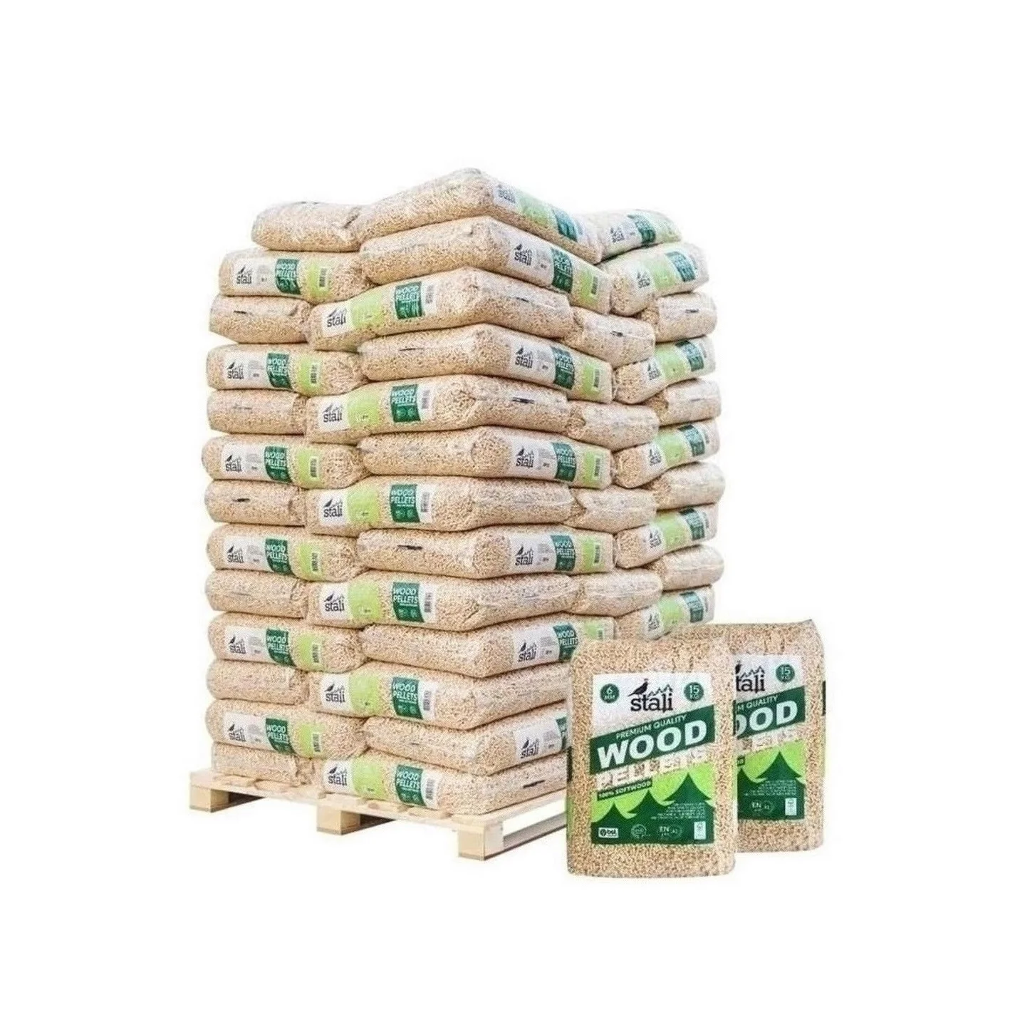 Wood Pellets Din Plus,En Plus-a1/a2 (6mm) Pine,Beech,Spruce,Acacia ...