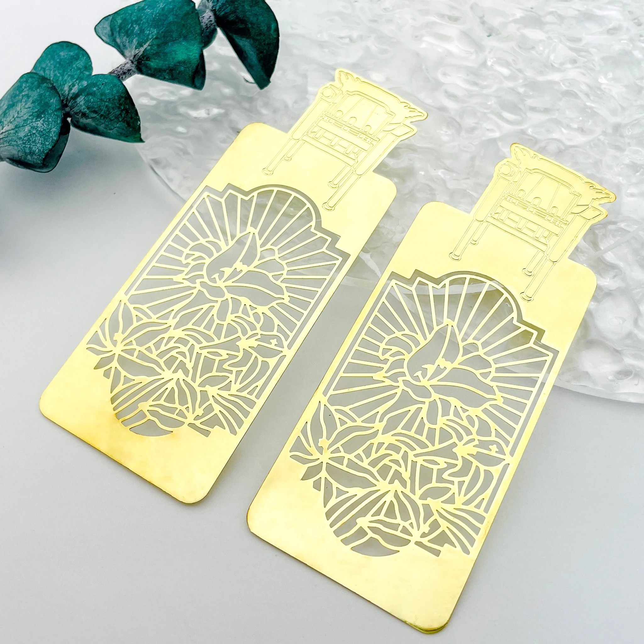 Custom Metal Stamping Bookmarks With Silk Screen Printing - Oem