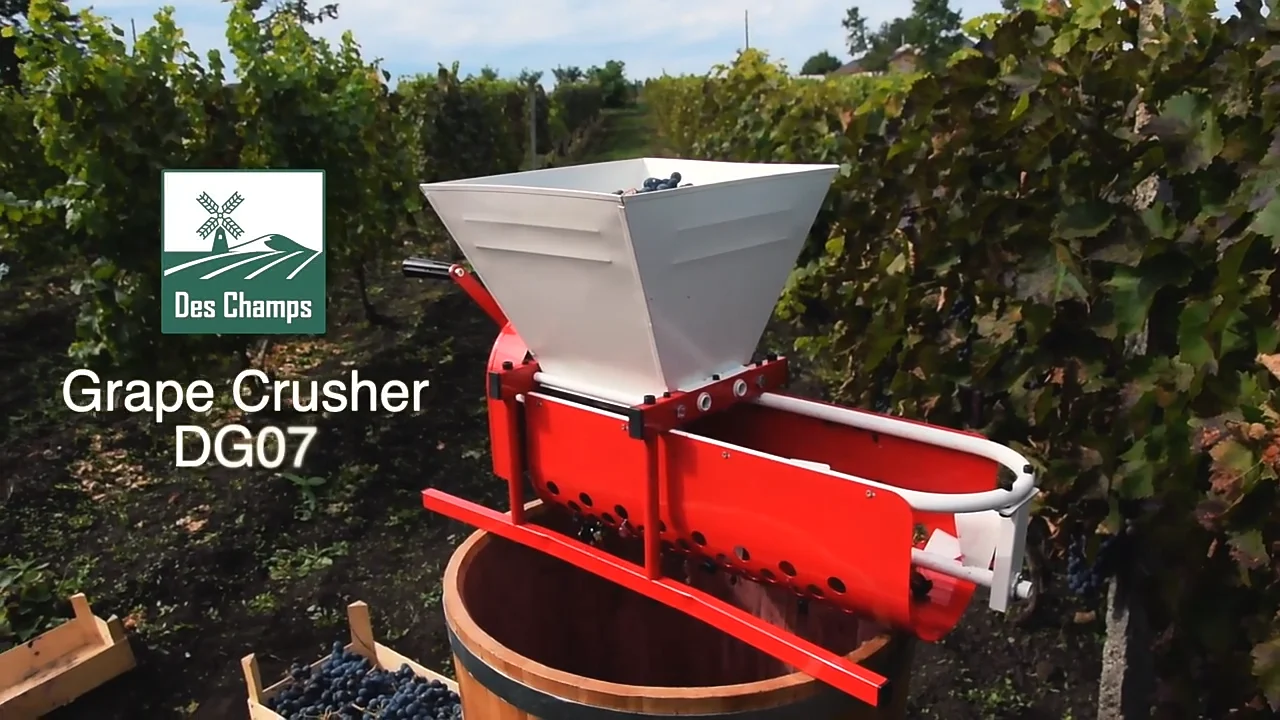 Small Manual Grape Crusher Destemmer 20l Hopper Capacity Heavy Metal ...