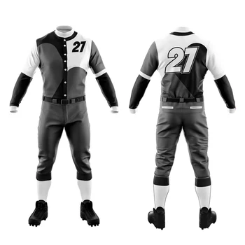 Full Printed Team Name Logo Design Baseball Uniform Mockup High Quality ...