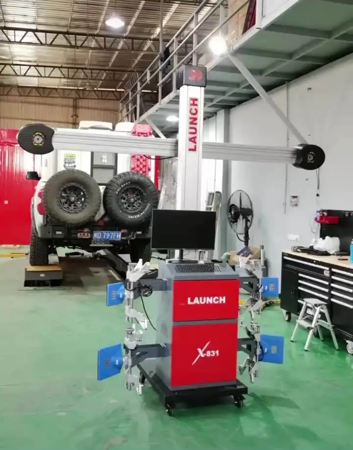 Launch X-831E 3D Wheel Alignment Machine - Precision & Reliability