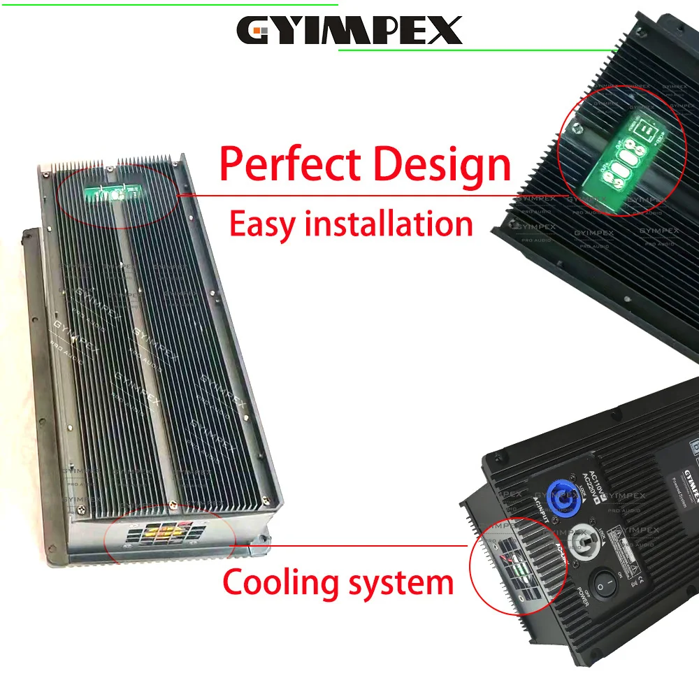600W 8Ω/900W 4Ω Class D Amplifier Module for Active Speakers