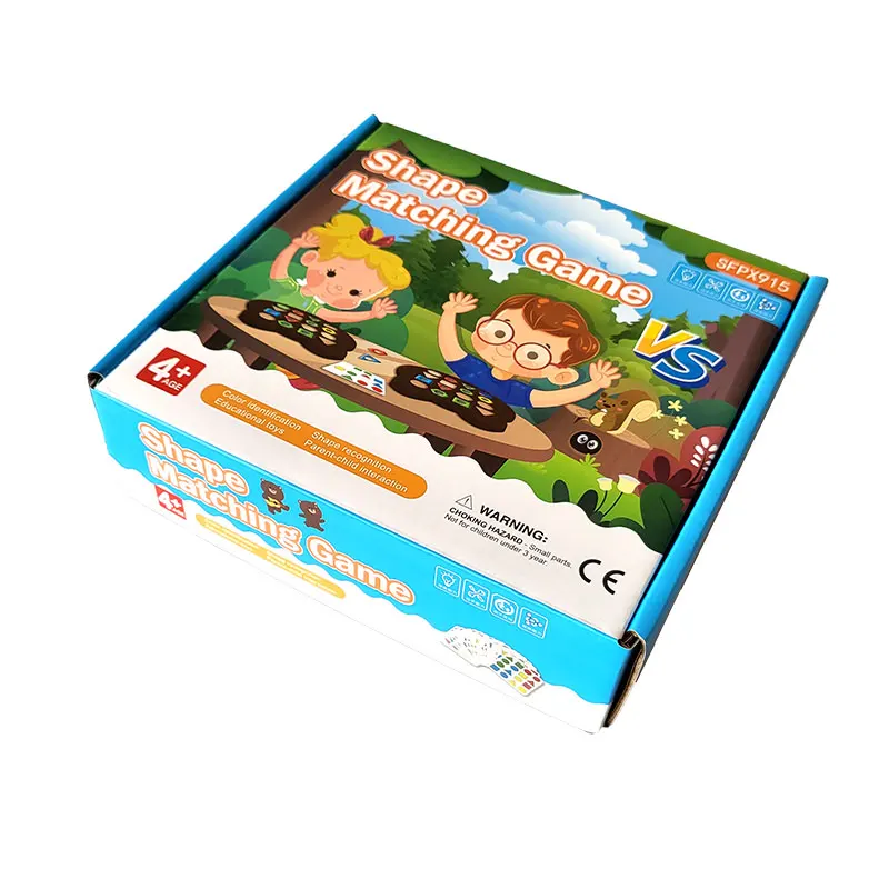 Matching Cards Geometric Matching Puzzle Game Shape Matching Game Color ...
