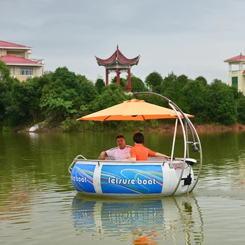 Floating Barbecue Restaurant Water Park Electric Leisure Bbq Donut Boat ...