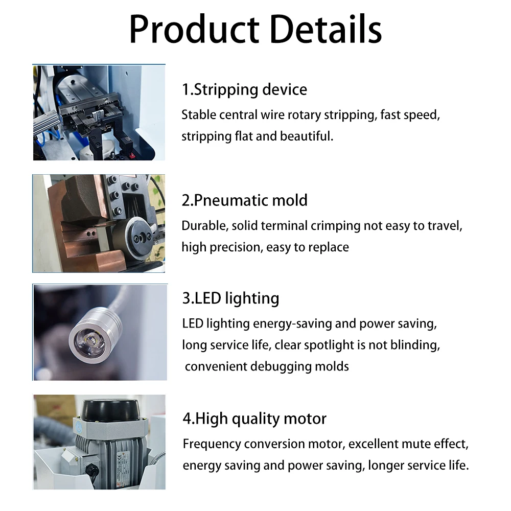 1.5t Vibrate Plate Cable Lugs Feeding Crimp Machine Semi Automatic ...