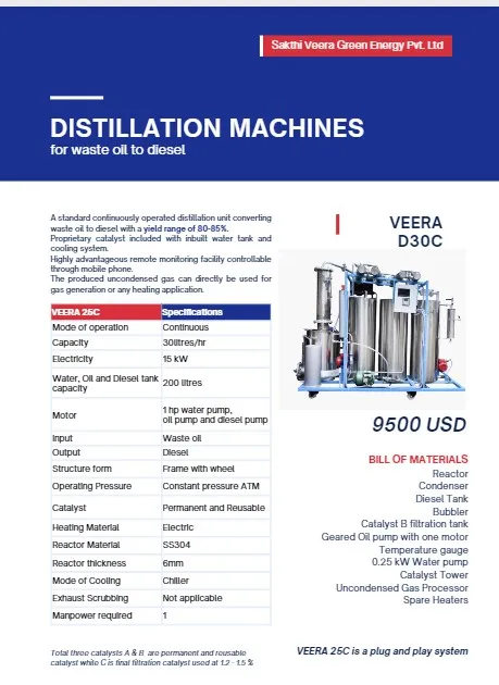 Efficient Distillation of Used Engine Oil to diesel Equipment (mobile ...