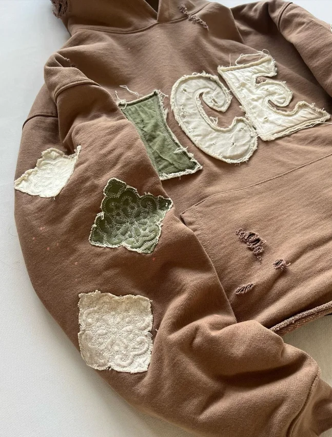 Vintage Washing Stone Wash Hoodie - Heavyweight & Distressed