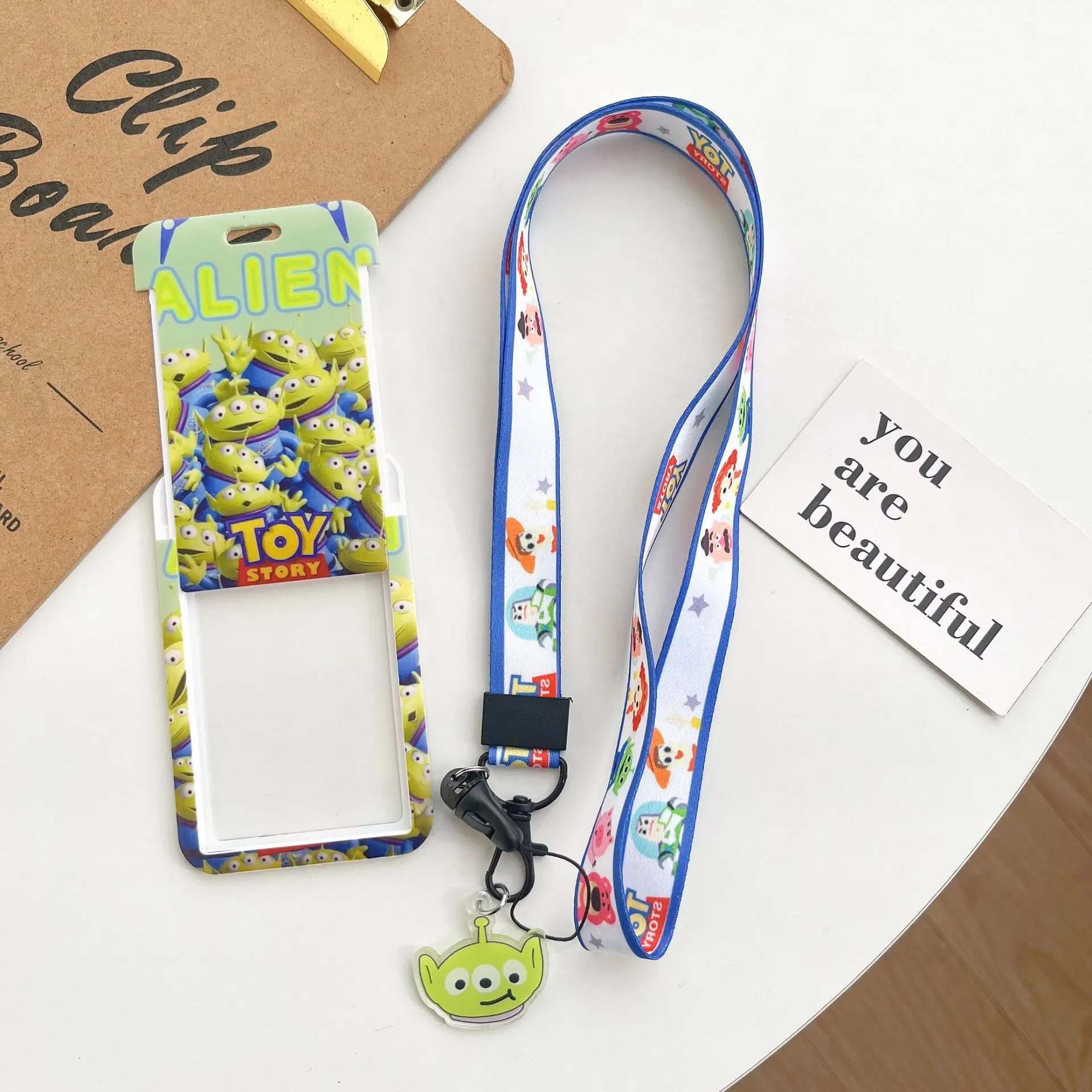 Three Eyes Aliens Student Multiple Hard Plastic Id Card Holder With ...