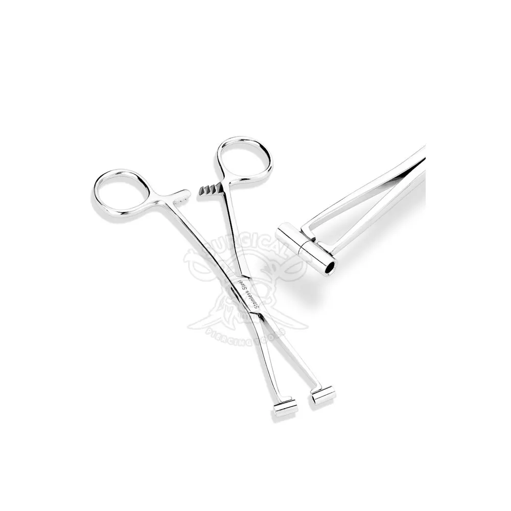 Professional Septum Forceps Clamp Pliers For Nose Septum Piercing ...