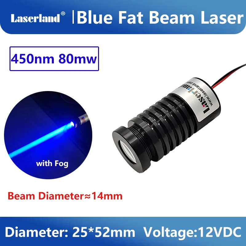 450nm Fat Beam Blue Laser Diode Module for Escape Room Lighting