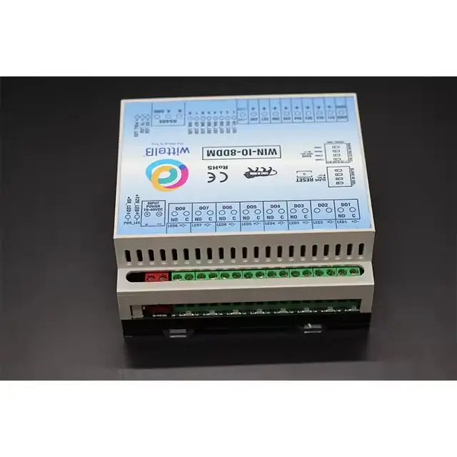 IO Module with 8 Digital Input 8 Digital Output Ports Modbus RTU RS485 ...