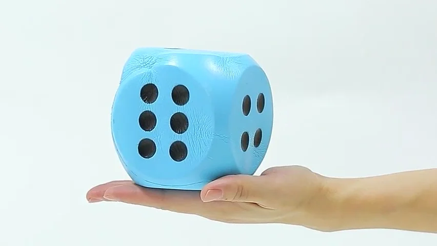 Promotional Toy Stress Pu Foam Dice Soft 6 Sided Dice Cube For Early ...