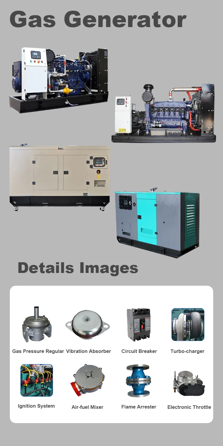 ISO Certified Industrial Gas Turbine Generator 80-300kW Tri-Fuel ...