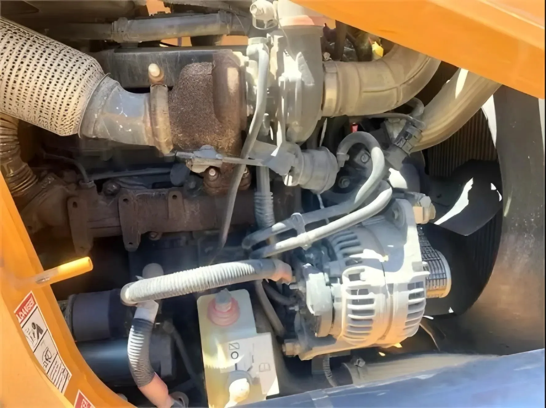 7 TON Second Hand Backhoe Loader 2017 CASE 580N - High Power Earth Mover