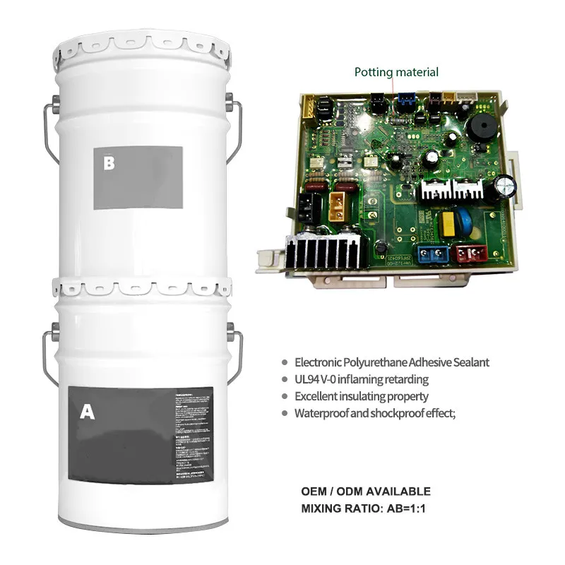 Double Component Electronic Polyurethane Potting Adhesive - Buy ...