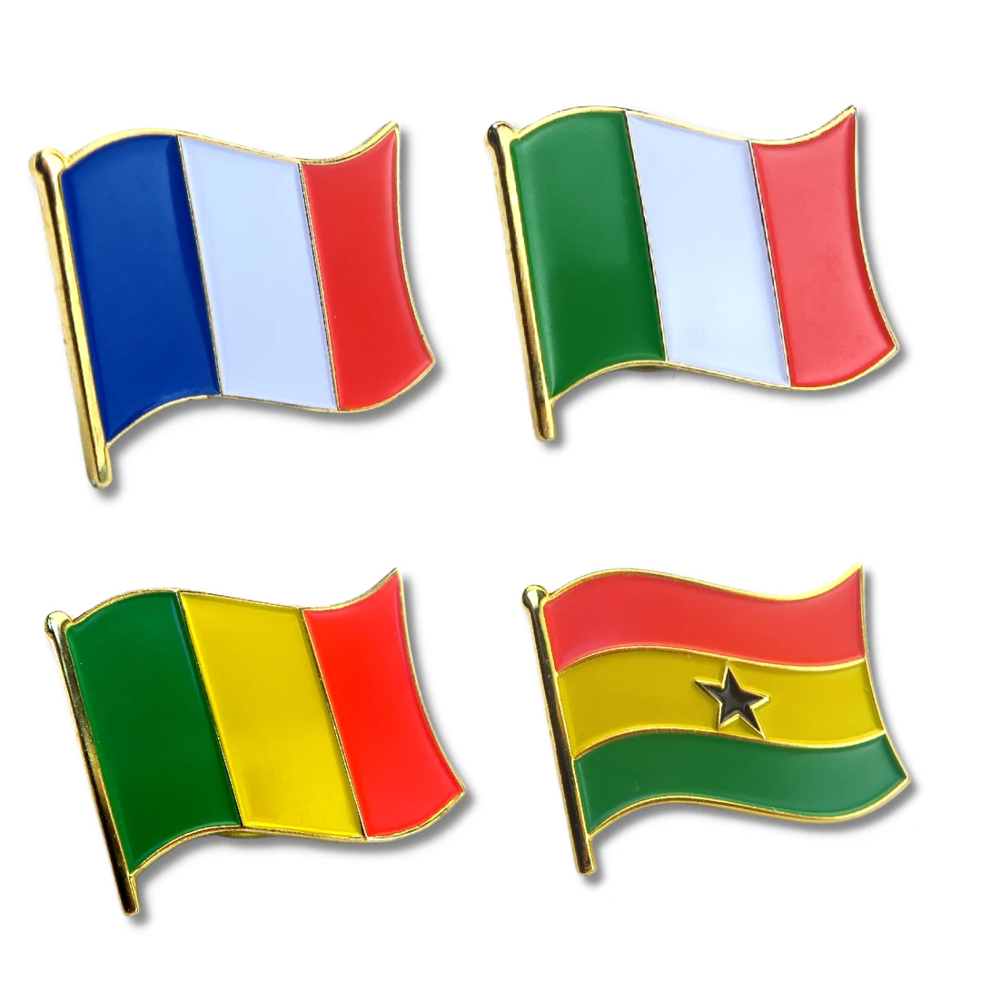 Existing Metal Badge Custom Country Flag Pins| Alibaba.com