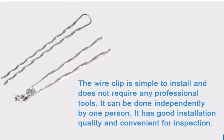 Adss Pre-twisted Wire Opgw Optical Cable Clamp Full Tension Guy Grip ...