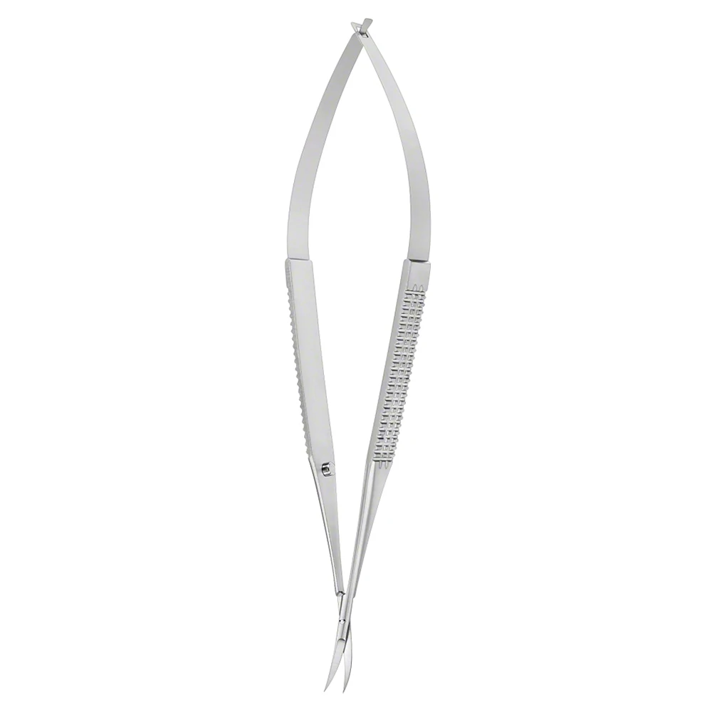 Stainless Steel Scissor Spring Action Scissor 4.5" Dall Finish Curved ...