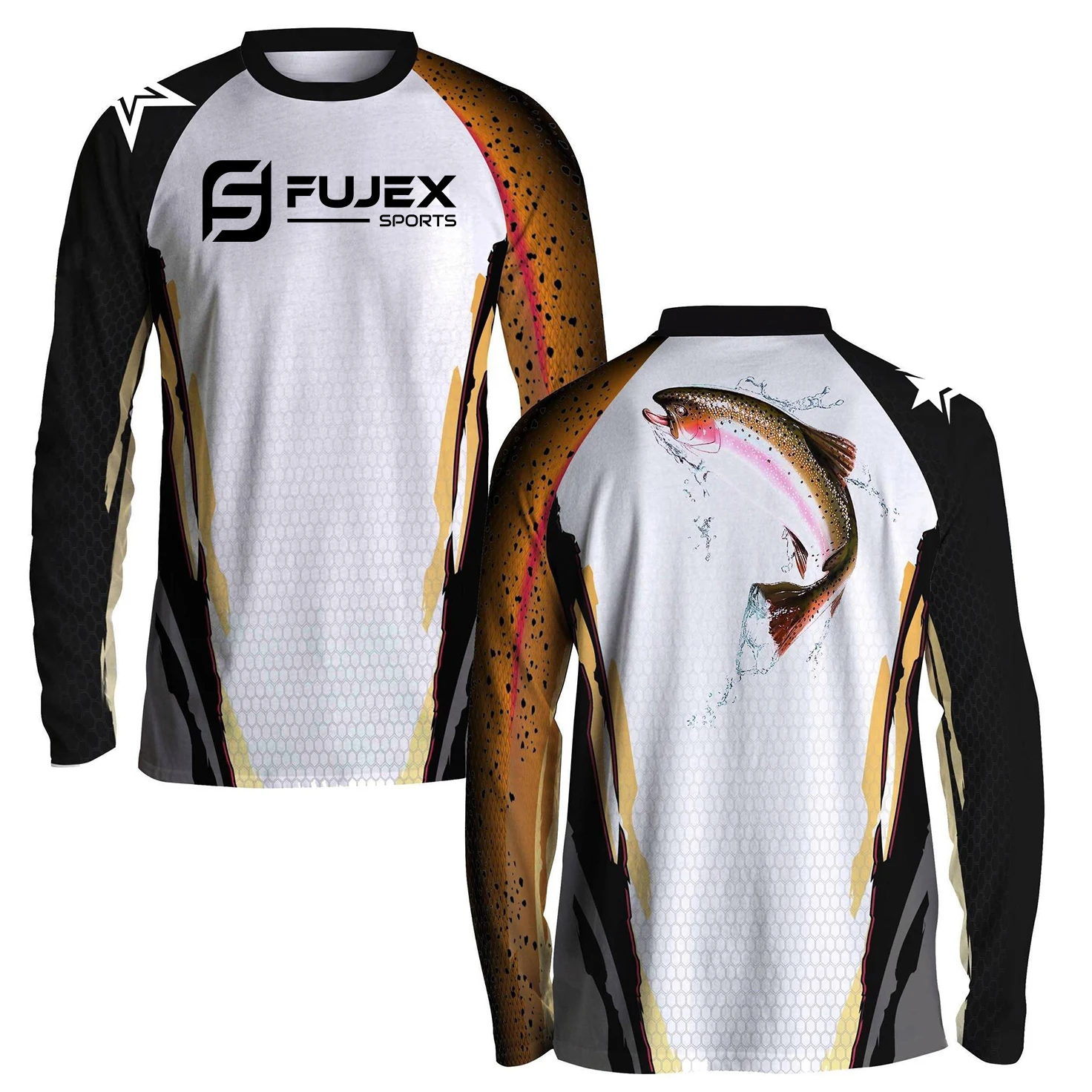 Custom Uv Upf 50+ Quick Dry Men's Outdoor Plain Performance Tshirts ...