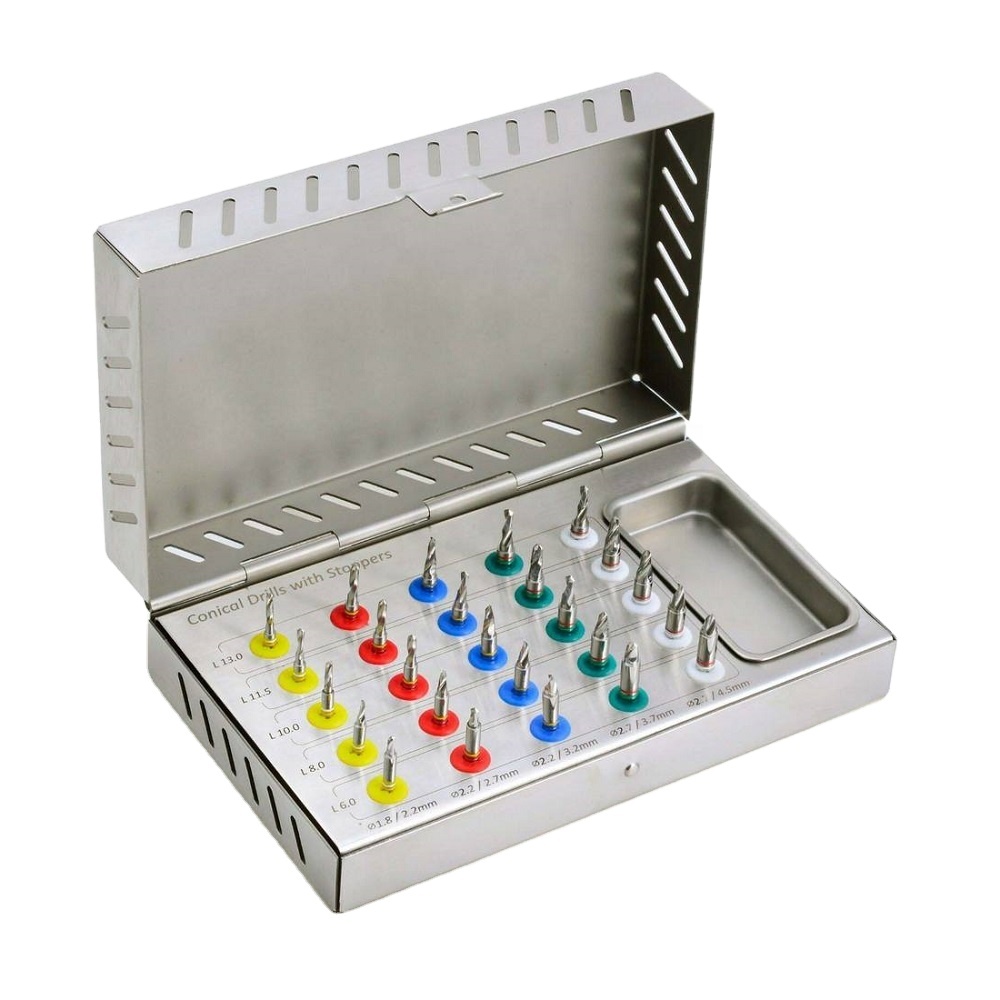 Best Quality Dental Implant Extensive Conical Drills Bit Kit with ...