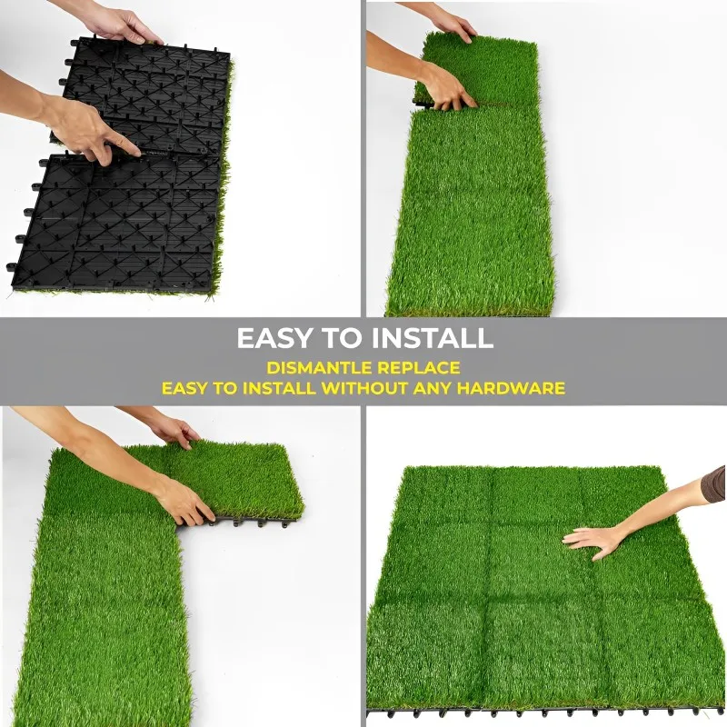Top Sale Fg-gt6335 Artificial Grass Tiles High Quality Artificial Grass ...