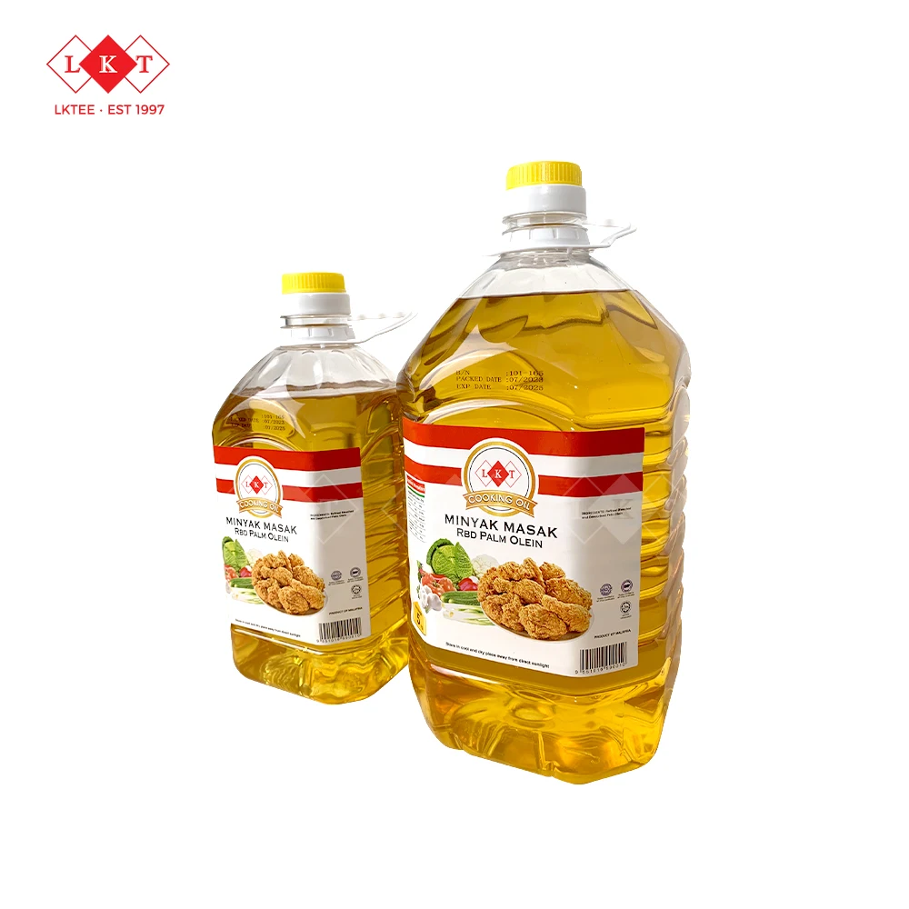 VEGETABLE COOKING OIL BOTTLES 5L - RBD PALM OLEIN CP10