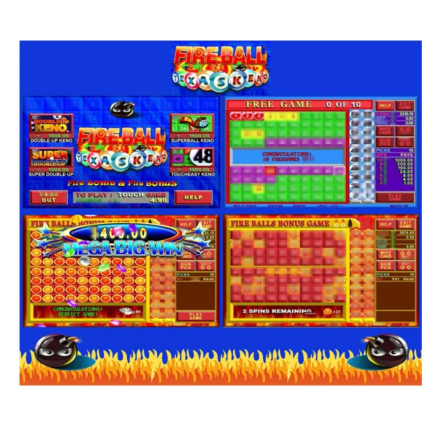 Fire Ball Keno - Single Video Game for Coin Operate Machine
