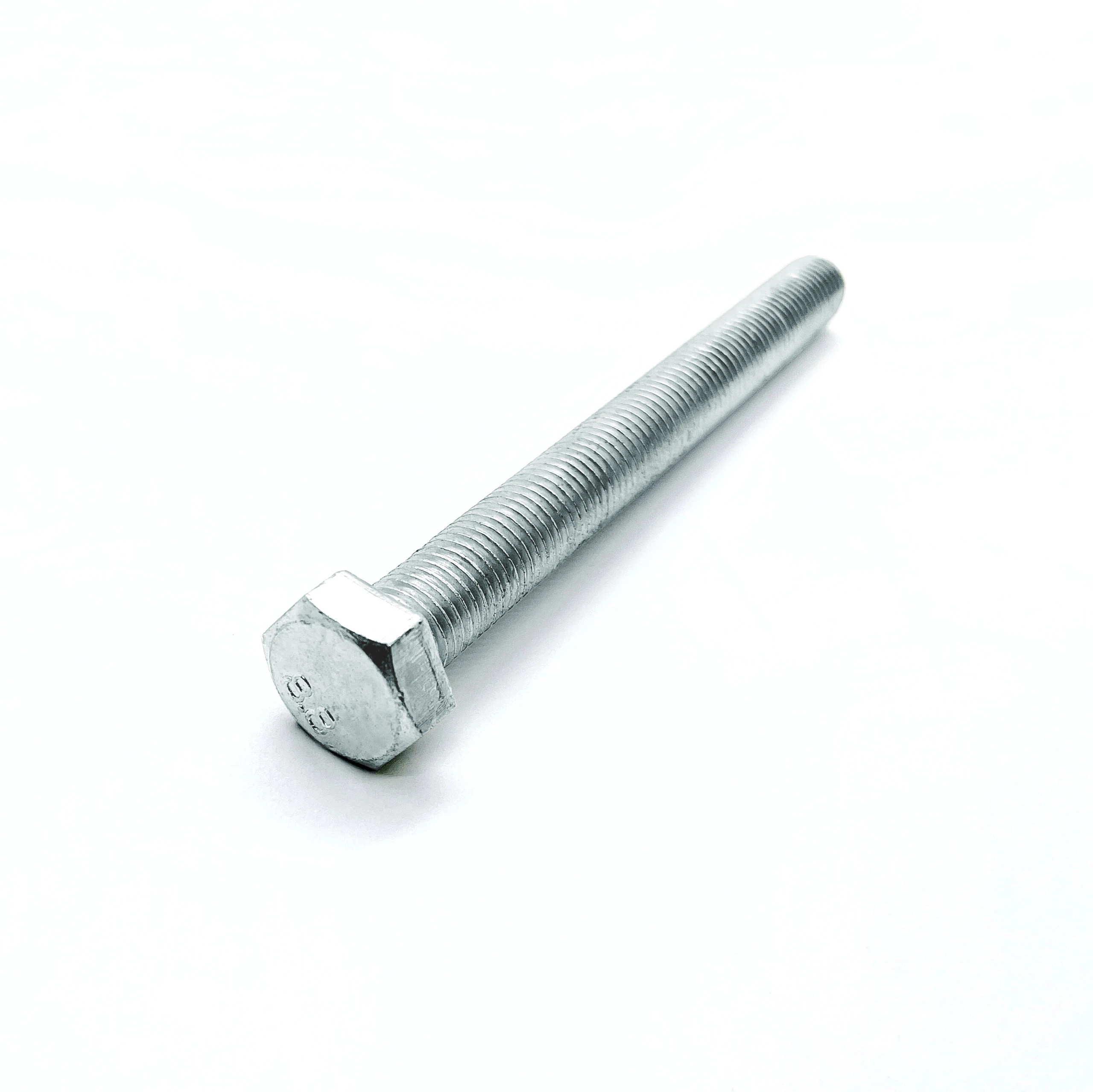 Hight Quality Din 933 Hex Head Bolts White Zinc Plated - Buy Carbon ...