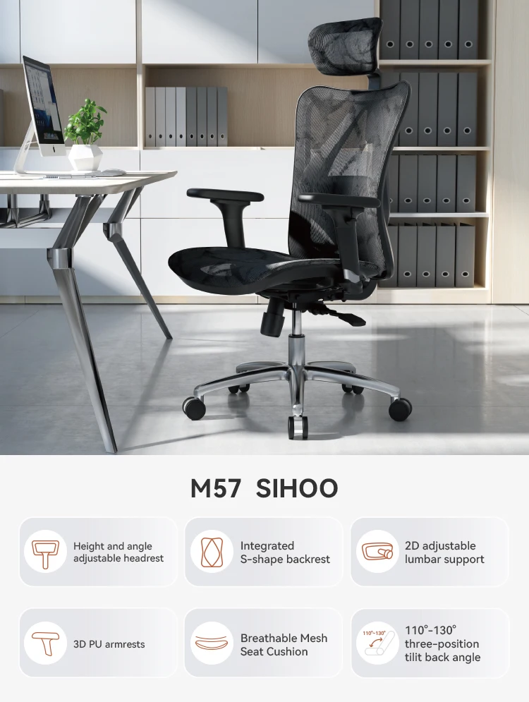 Sihoo M57 Ergonomic Office Chairs - Comfort & Support