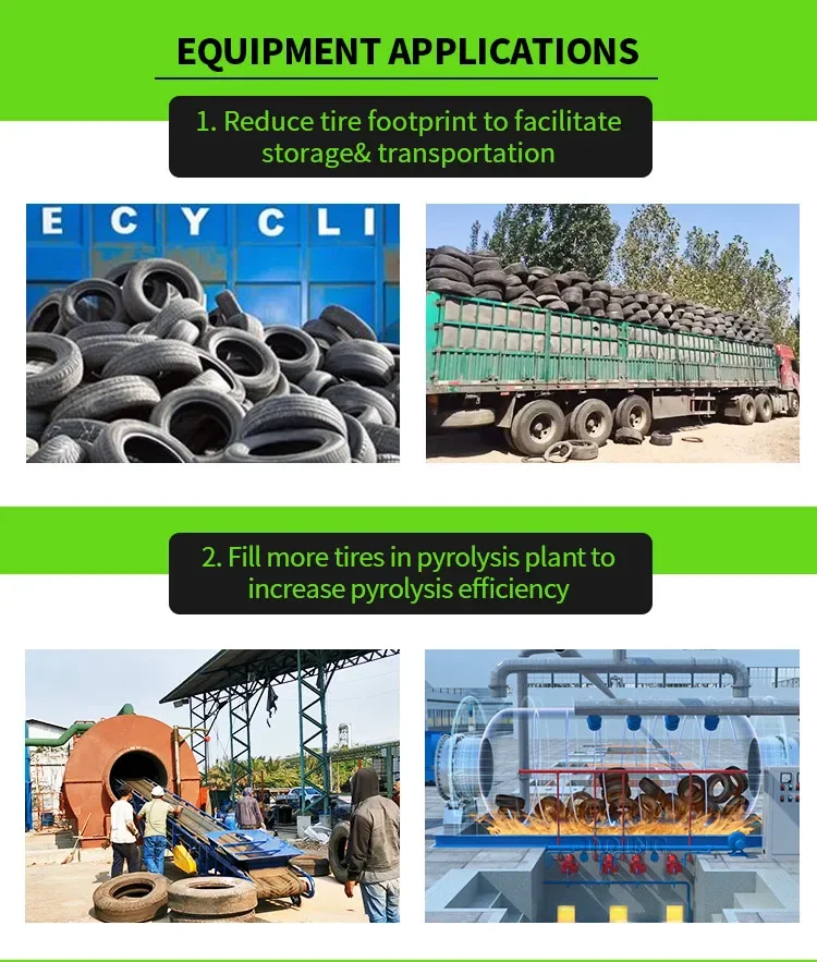 Good Stability Waste Tire Doubling And Tripling Machine Low Cost Tyre ...