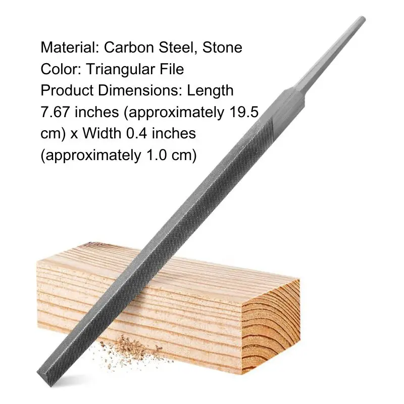 8 Inches. Triangular File (single Pack) - Buy Round Nail File Product ...