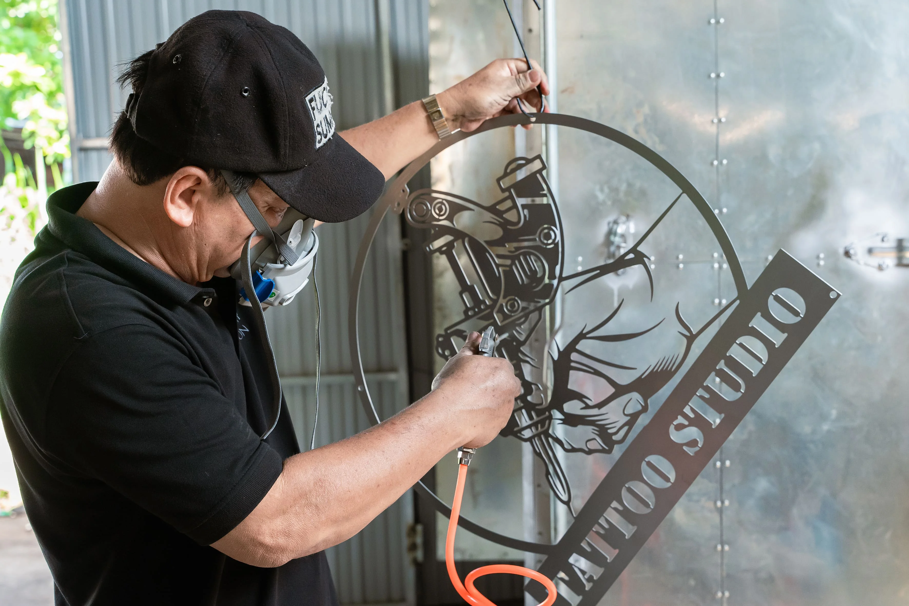 Custom Nail Tech Metal Wall Art Led Light - Buy Custom Nail Tech Metal ...