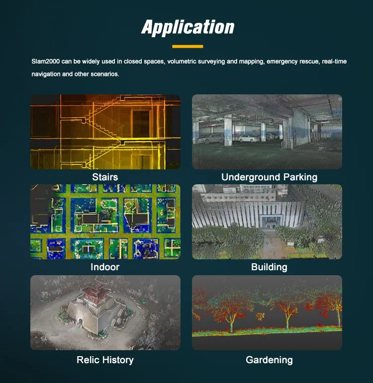 SLAM2000 High Precision SLAM 3D Building Laser Scanner