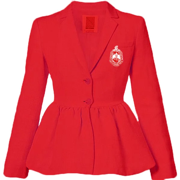 Shop Our Delta-Sigma-Theta DST Peplum Blazer - Stylish & Functional