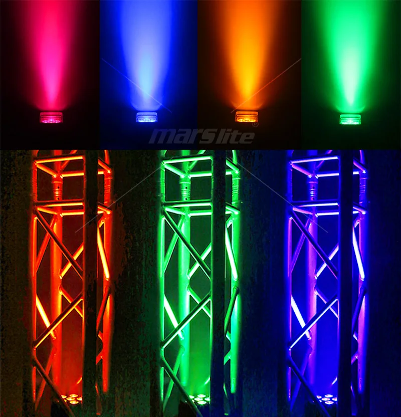 Uplights Battery Wireless 6x18w Rgbwa Uv Par Dmx Battery Uplighter Dj ...