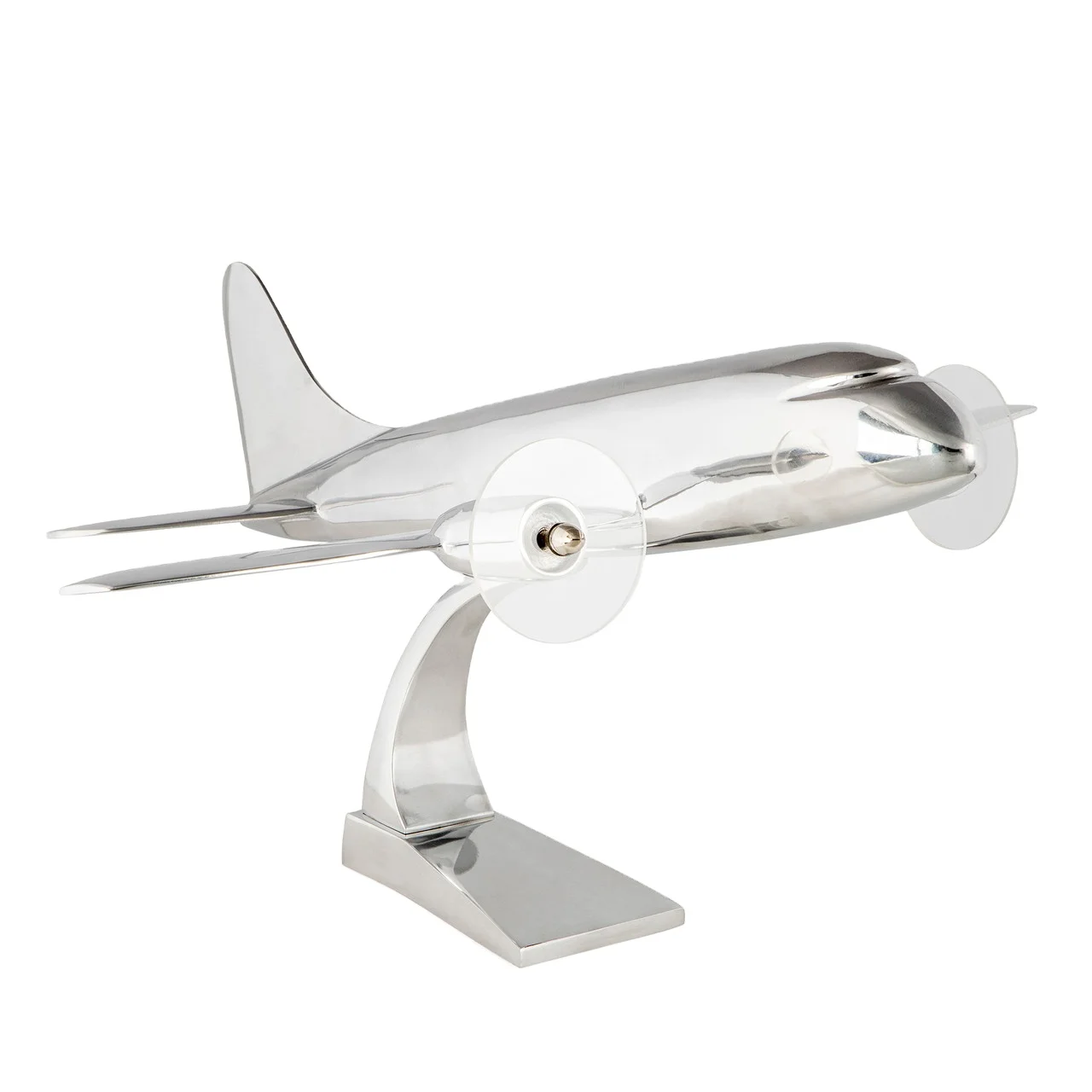 Desktop Hand Cast Airplane Model 11" Aircraft Decor/tabletop Hand brass ...