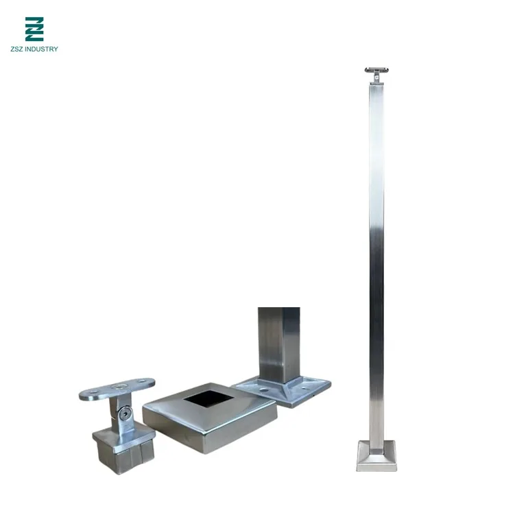Z-RAILING Adjustable Upright Handrail Supports - Durable & Stylish
