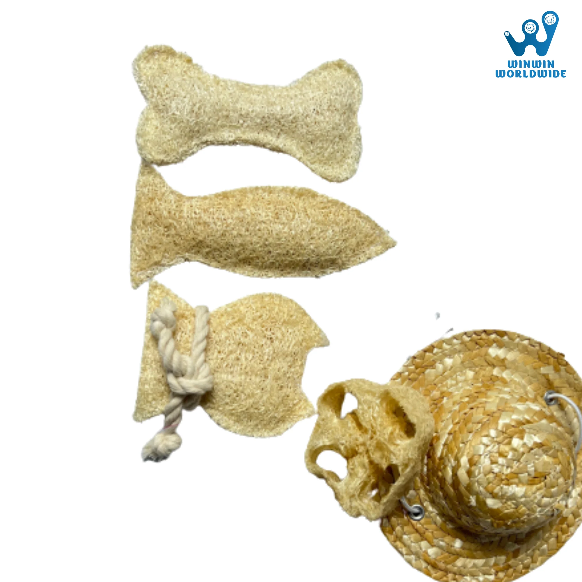 Loofah Toy For Cats Safe And Funny Cat Toy 4w Pet Clean Their Teeth ...