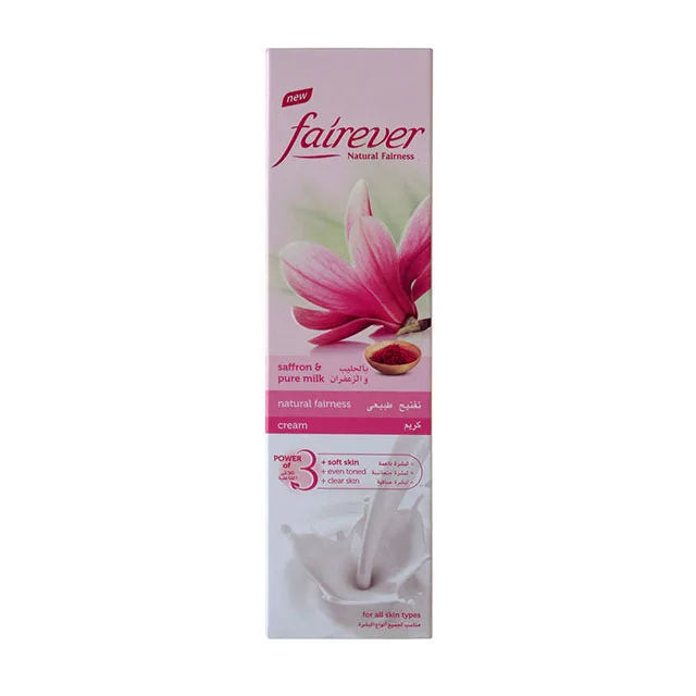 Hot Sale Beauty Skincare Fairever Naturals Fairness Cream With Saffron ...