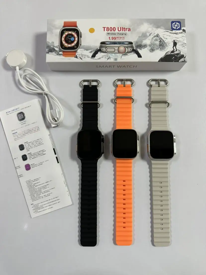 T800 Ultra Smartwatch Men Women Watch 8 Ultra Wireless Charger Men ...