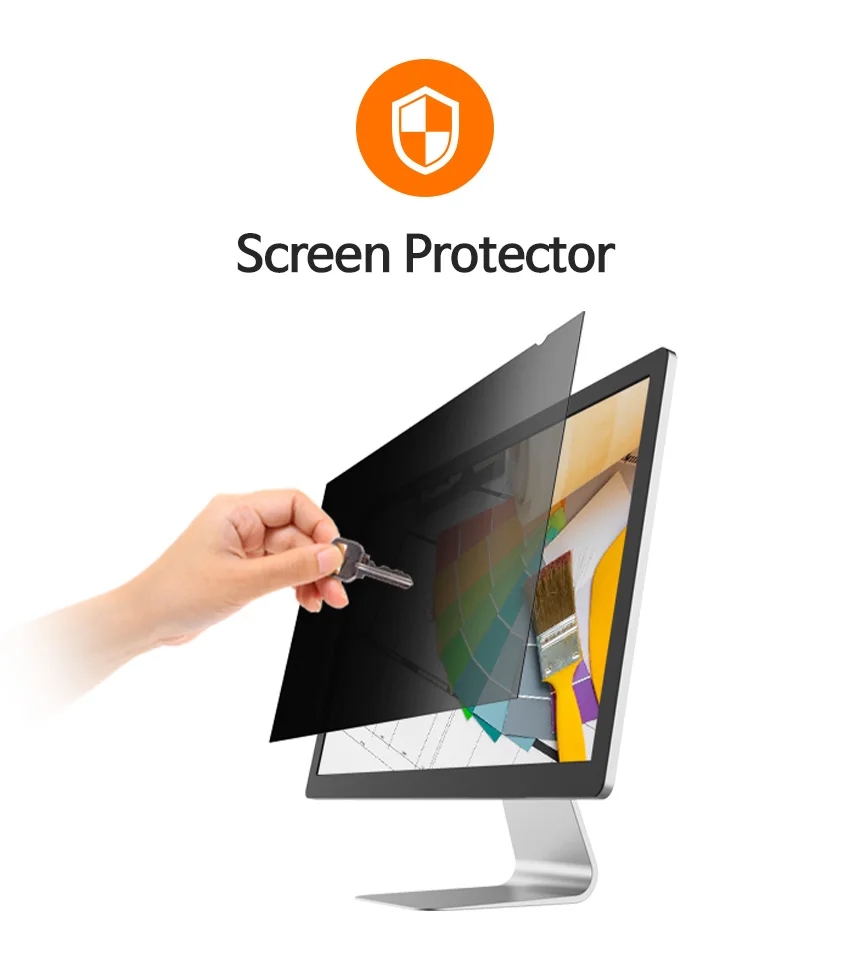 2way Computer Monitor Privacy Filter Sheet Anti Spy Screen Protector ...