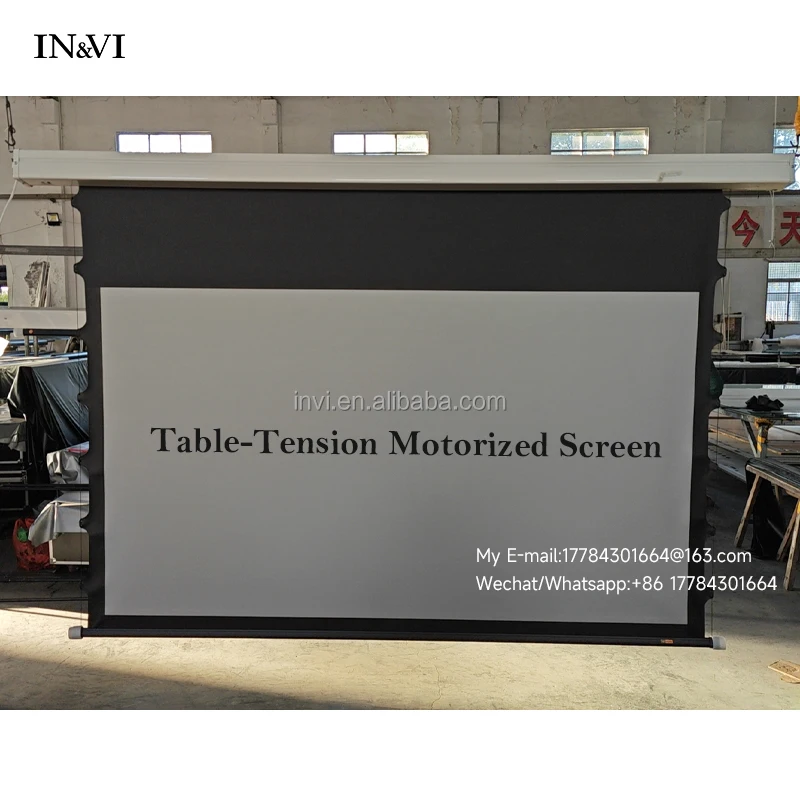OEM Electric Lifting Projection Screen for 4k Laser TV Projector 72 ...
