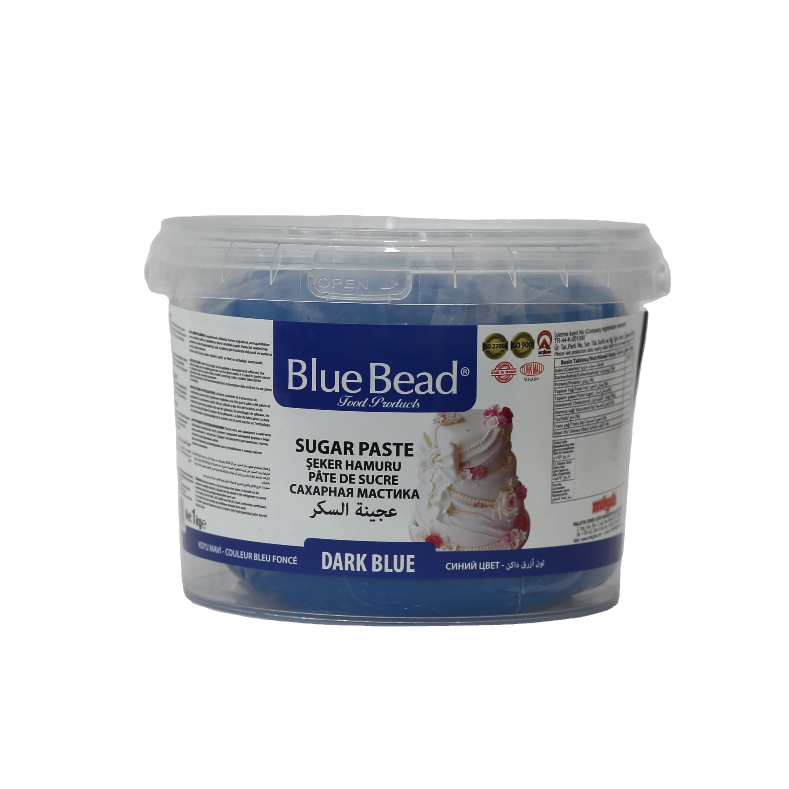 Blue Bead Dark Blue Edible Sugar Paste Fondant For Cake Decoration,Used ...