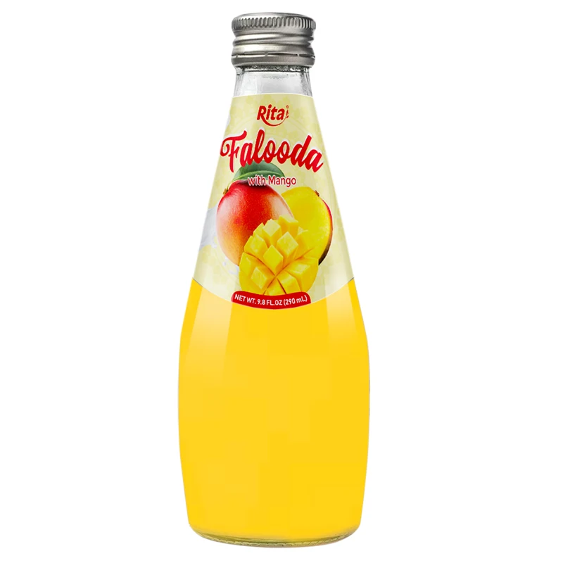 Healthy Fruit Drink - Falooda Milk Drink with Banana Flavor
