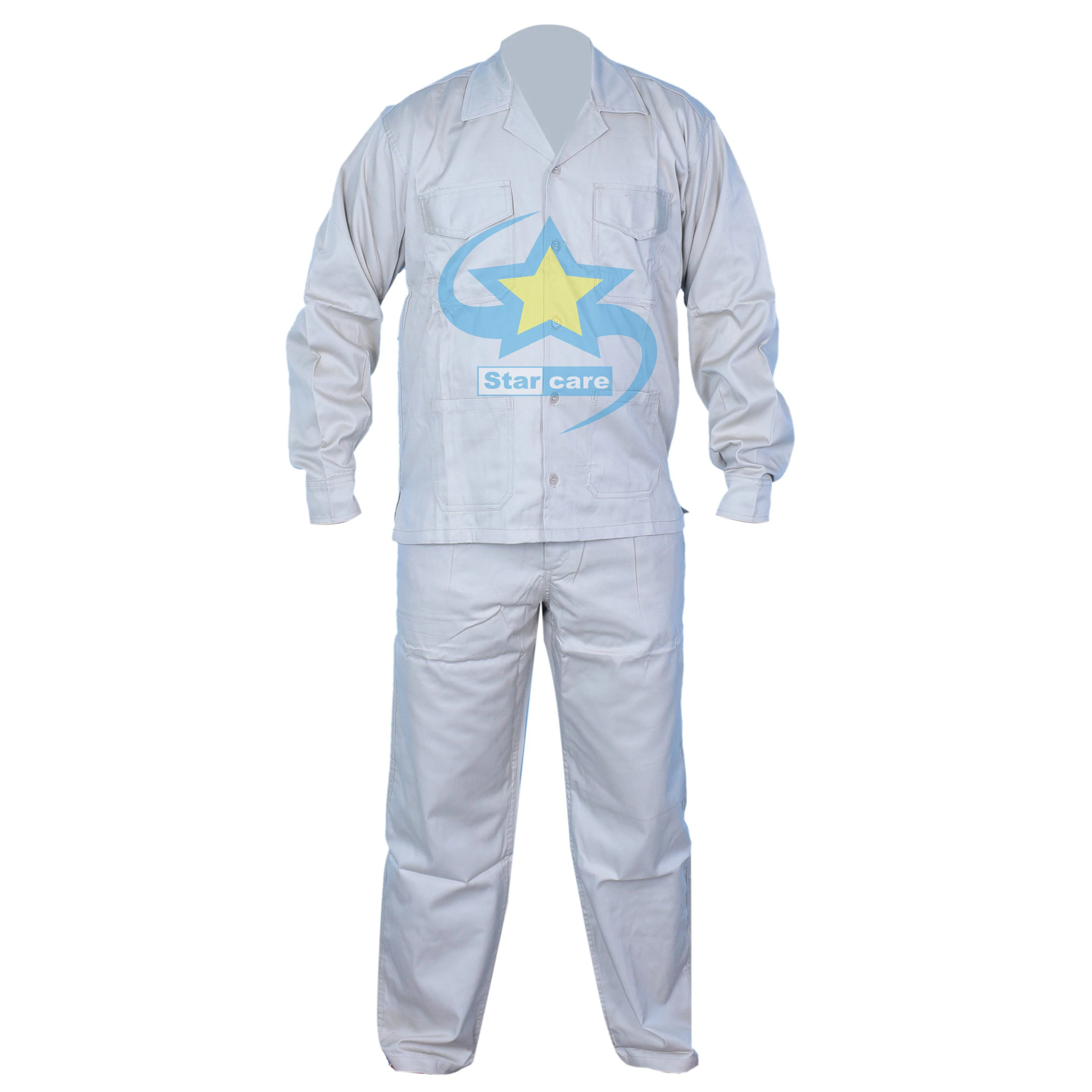 Reusable Work Wear Safety Suits 100% Cotton Full Body Work Overall ...