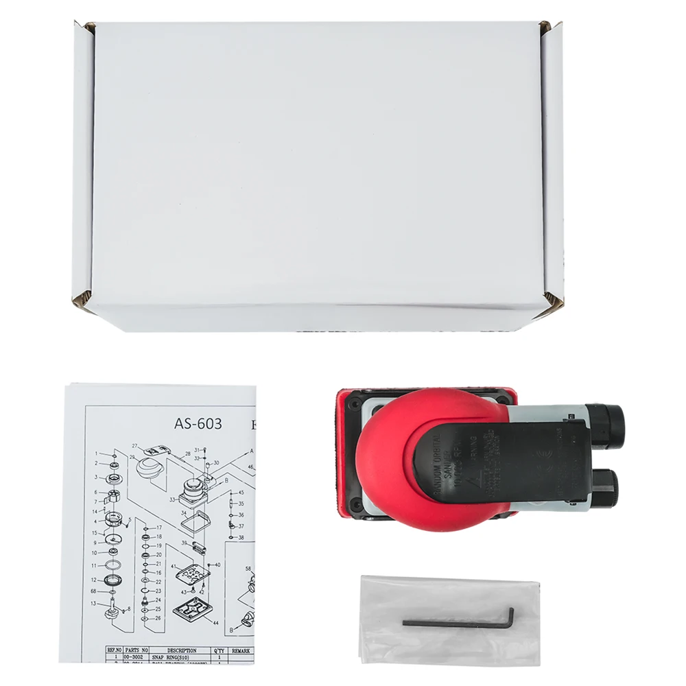 Air Square Orbital Sander Pneumatic Hook 75x110mm - Buy Handheld ...