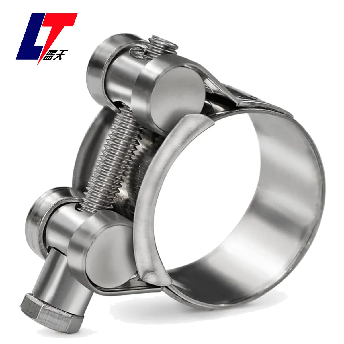 T-bolt Hose Clamps,304 Stainless Steel Heavy Duty Adjustable Tube ...